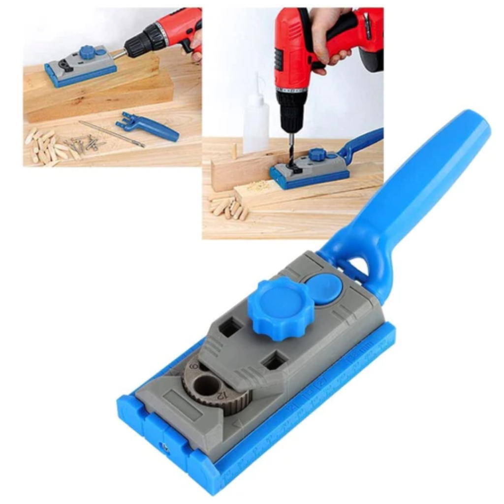 Guía plantilla para 2 perforaciones en madera – Tool Express